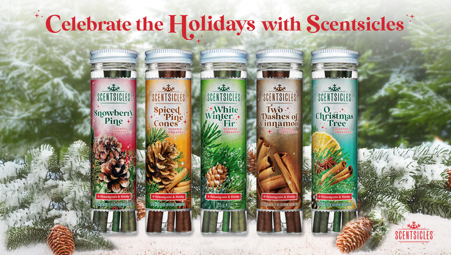 Scentsicles | Scented Christmas Tree Ornaments